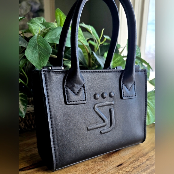 Shane Justin | Bags | Shane Justin Candice Luxury Leather Mini Tote ...